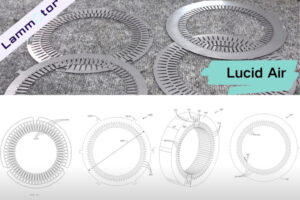 Tesla Model S Plaid vs Lucid Air Motor Stator Rotor Comparison